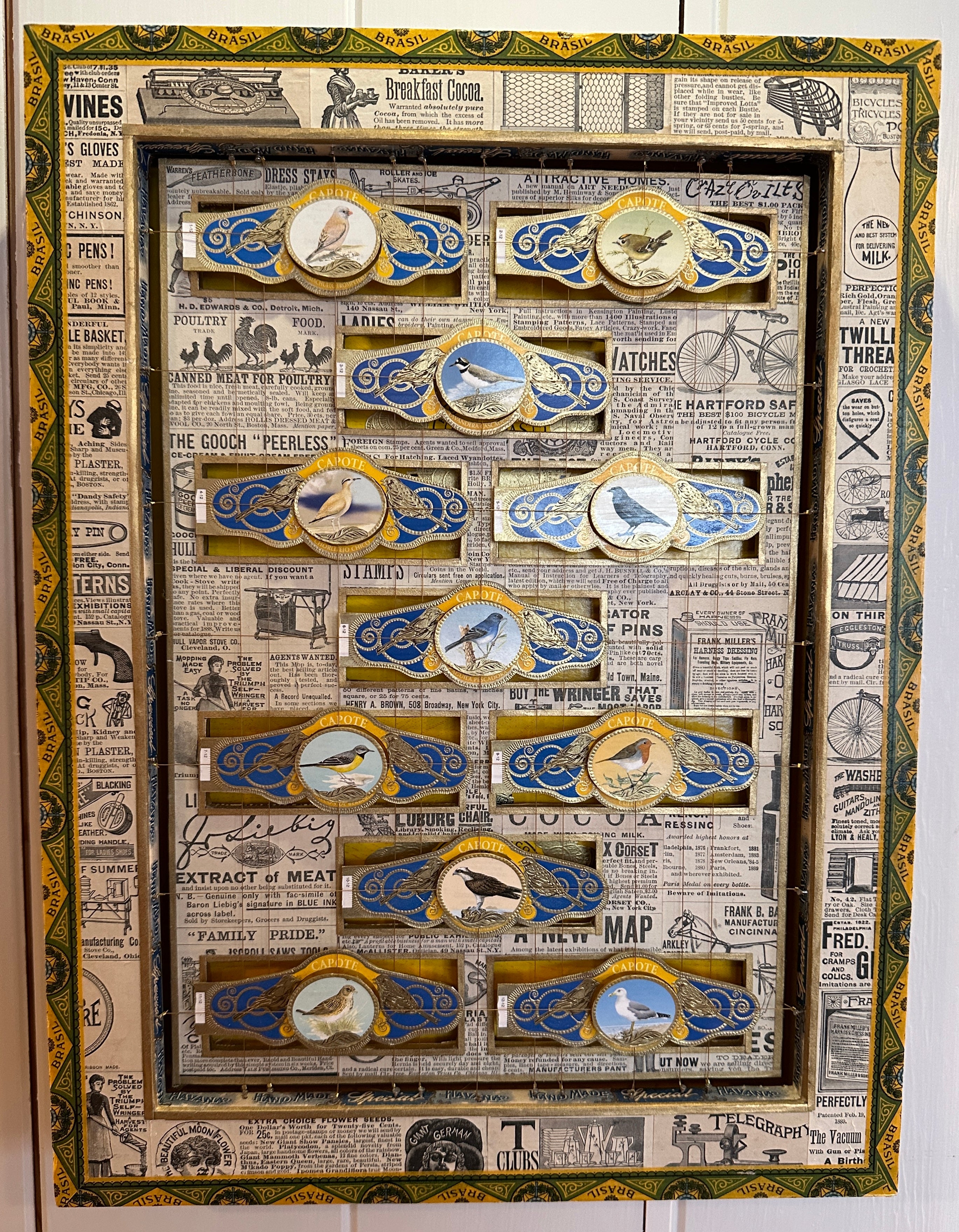 MEDIUM CAPOTE LARGE BIRDS CIGAR BOX – Amy Walker Schott